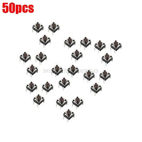 Tactile Push Button 6Mm 50Ma 6*6MM Spst-No 50Pcs Ic New iy | eBay Australia