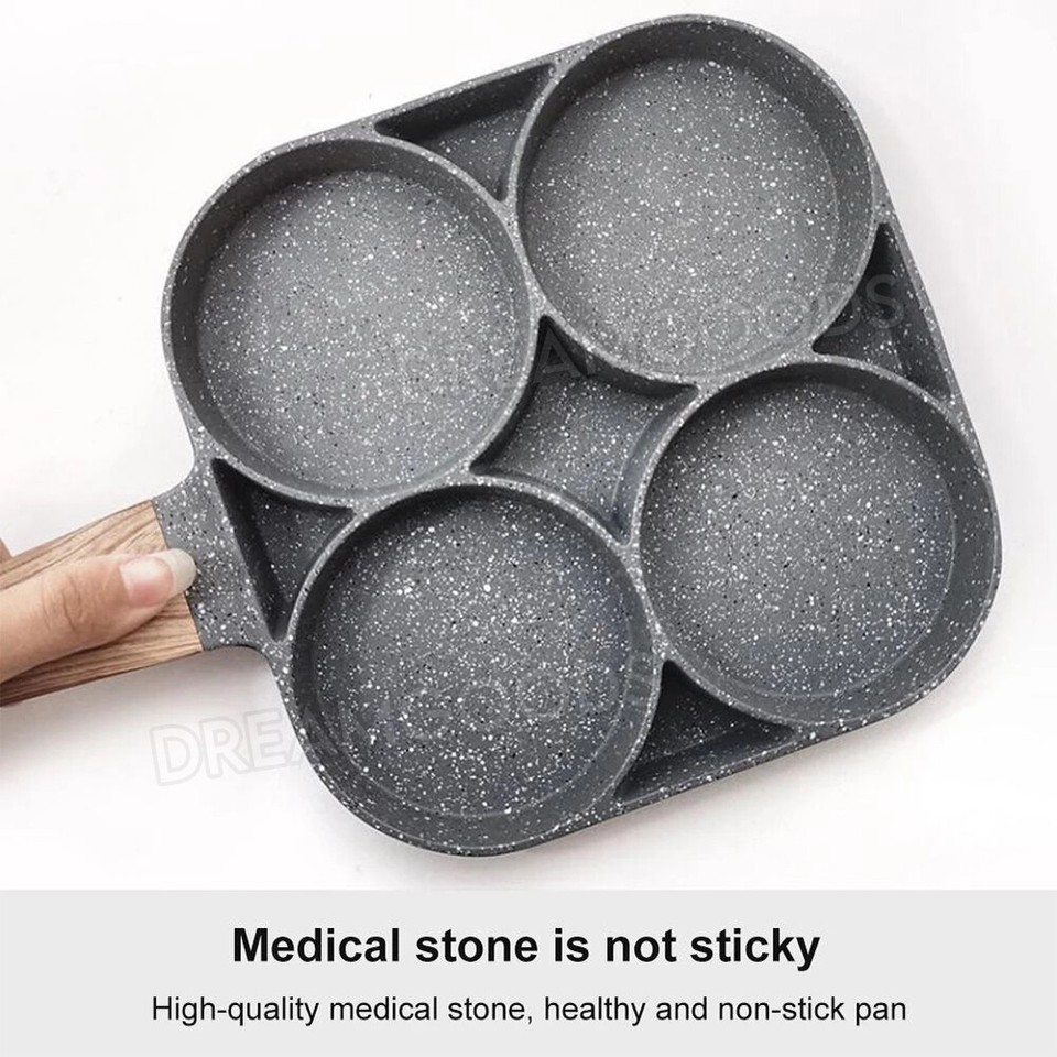 Mini Fried Egg Pancake Burger Pan Non Stick Breakfast Egg Maker Pan ...