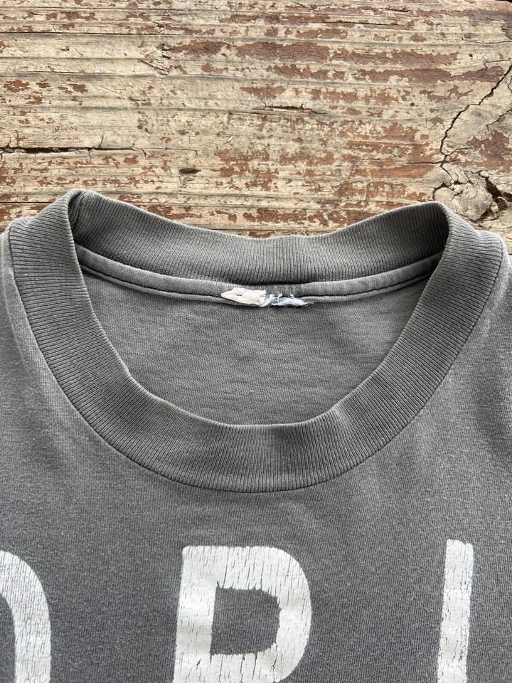 90'S D.R.I. Trashed Vintage Tshirt Faded Grey Hardcore Metal Punk ...
