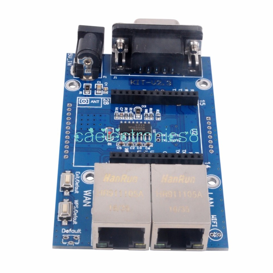 HLK-RM04 TCP IP Ethernet Converter Module Serial RS232 UART to WAN LAN ...
