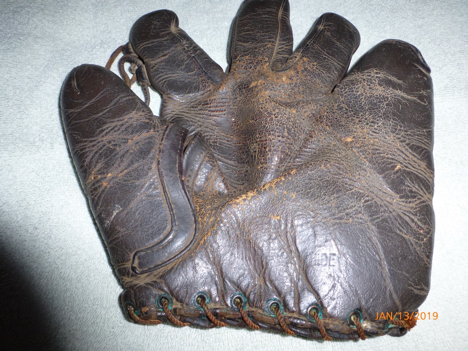 1930's Buckle Back, Double Loop Baseball Glove | eBay