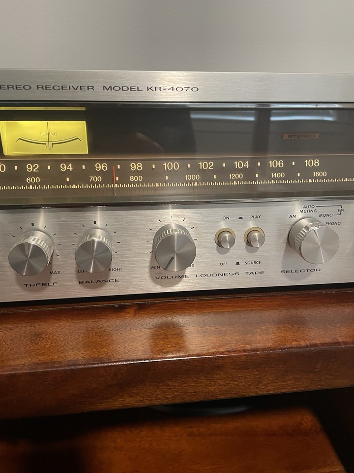 Kenwood KR-4070 AM/FM Stereo Receiver Working | eBay