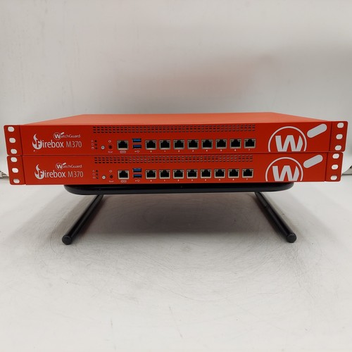 LOT OF 2 WatchGuard firebox M370 WL6AE8 8-Port Security Appliance | eBay