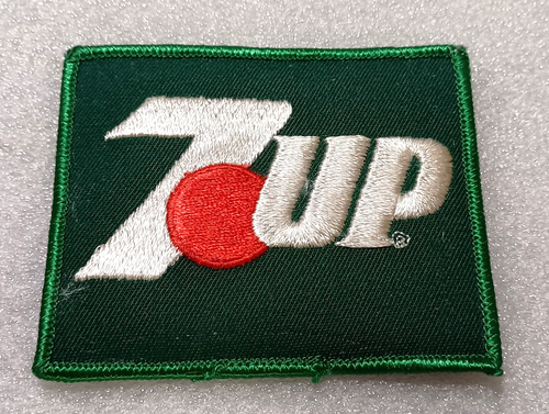 Vtg Seven Up 7up Soda Red Spot Green Cloth Hat Jacket Patch NOS New ...