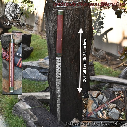 Ashen Edge Forged Twist Damascus Sword Corain Rare | eBay