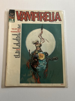 Vampirella #3 Excellent Condition Warren Publishing 1969 Magazine ...