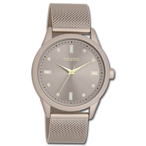 Oozoo Orologio da Polso Donna Vintage Serie Analogico Metallo Grigio ...