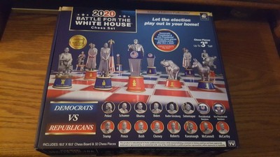 2020 Battle for The White House Chess Set Republican v Democrat Trump ...