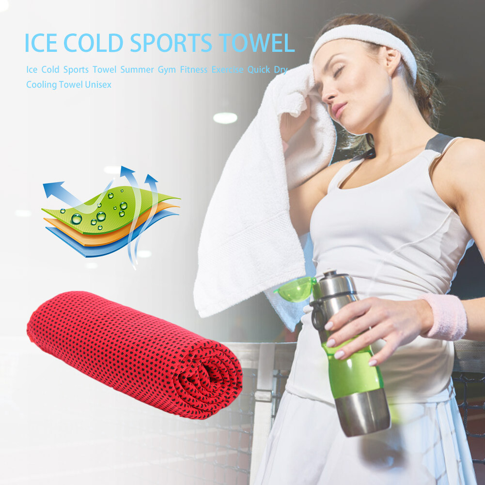 Ice Cold Sports Towel Summer Outdoor Fitness Quick Dry Cooling Towel ...