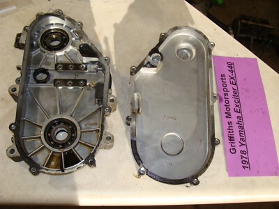 1978 YAMAHA Exciter EX440 8G6 oem chaincase cover bearings case drive ...