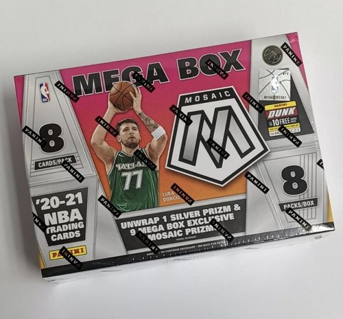 NEW 2020-21 NBA Basketball Mosaic MEGA Box Target Factory Sealed Prizm ...