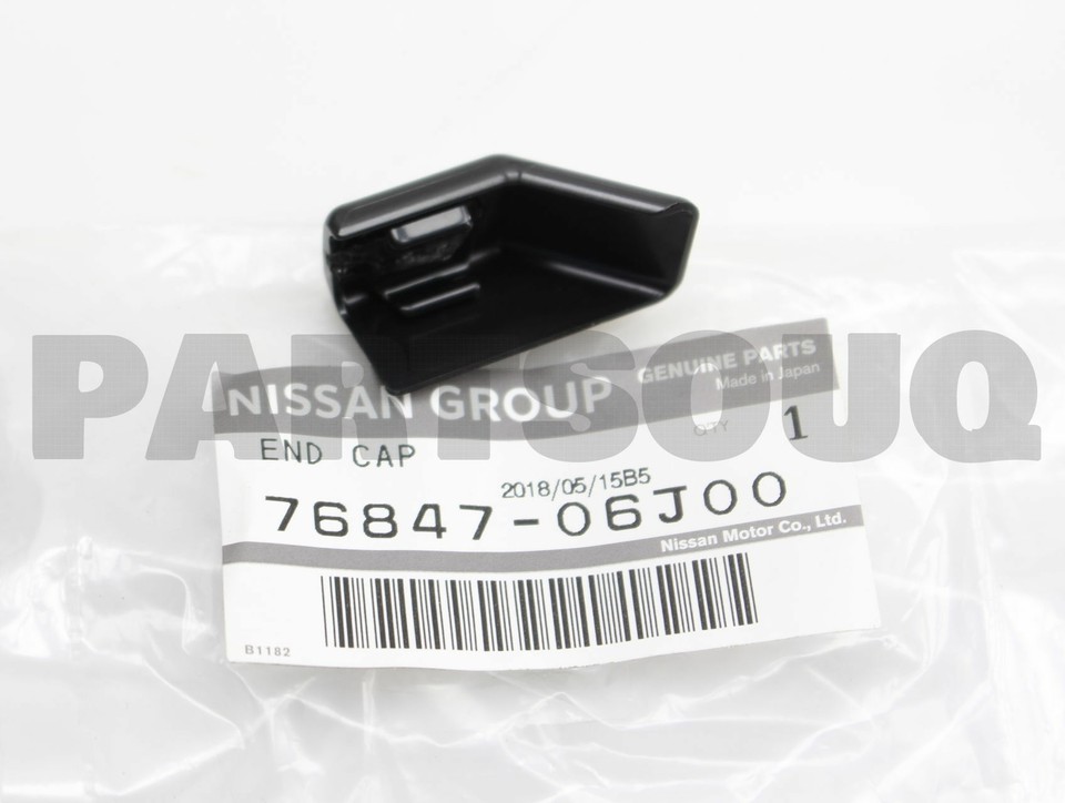 7684706J00 Genuine Nissan END CAP-ROOF SIDE MOULDING,REAR, RH/LH 76847 ...