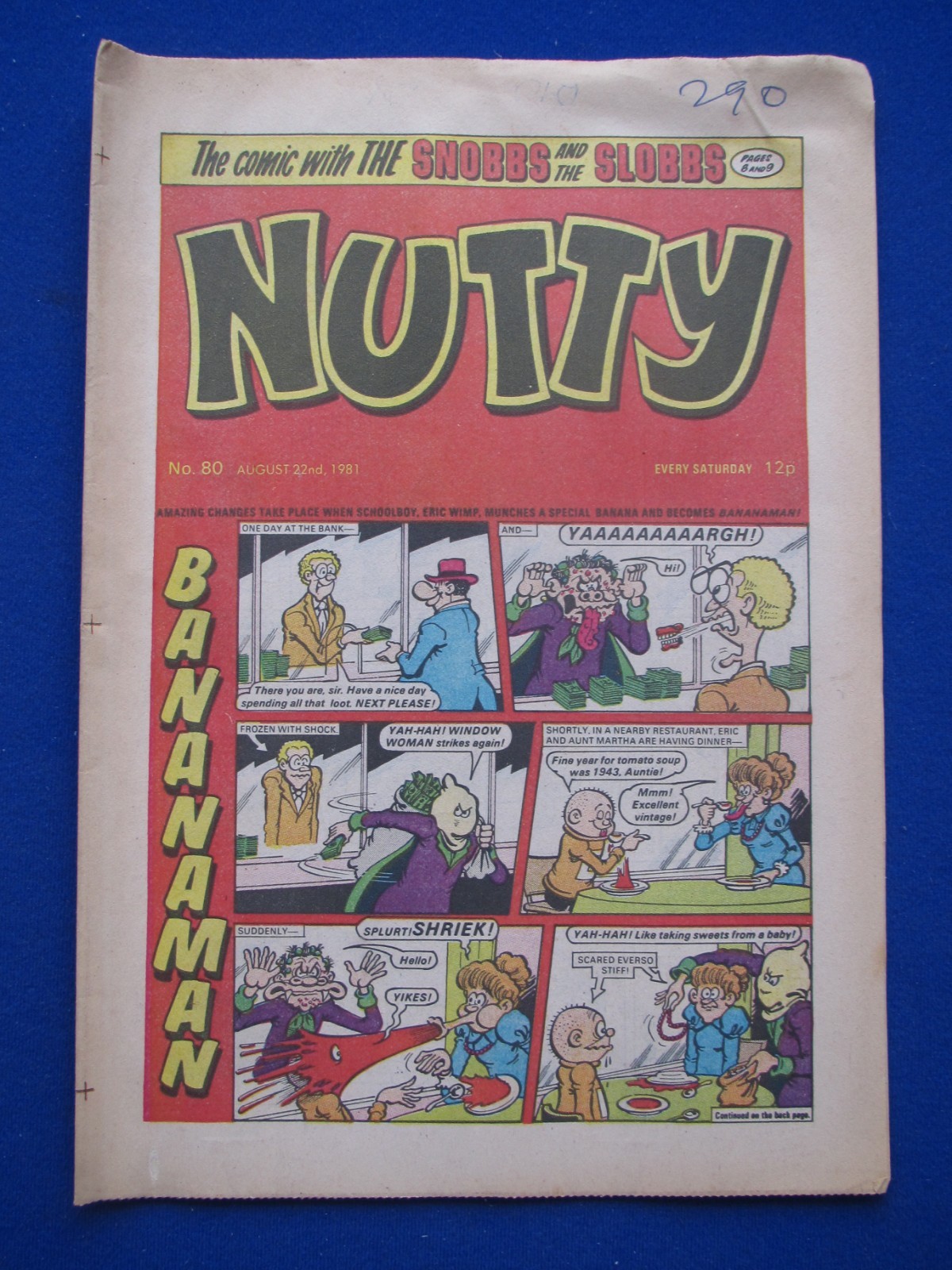 NUTTY Comic : 1980 - 1985 - Choose which issues you need !... Bananaman ...