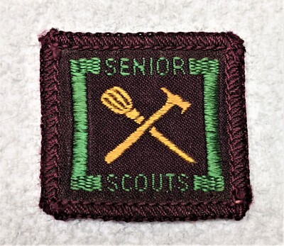 SENIOR Boy Scout Handyman Proficiency Award Fully Bound Badge UK Design ...