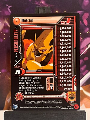 Dragon Ball GT TCG Mutchy LV1 27 Lost Episodes Saga 1st Edition! | eBay