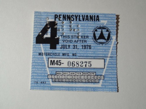 How To Read A Pa Motorcycle Inspection Sticker | Reviewmotors.co