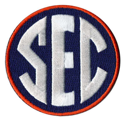 SEC SouthEastern Conference Team Football Jersey Uniform patch Auburn ...