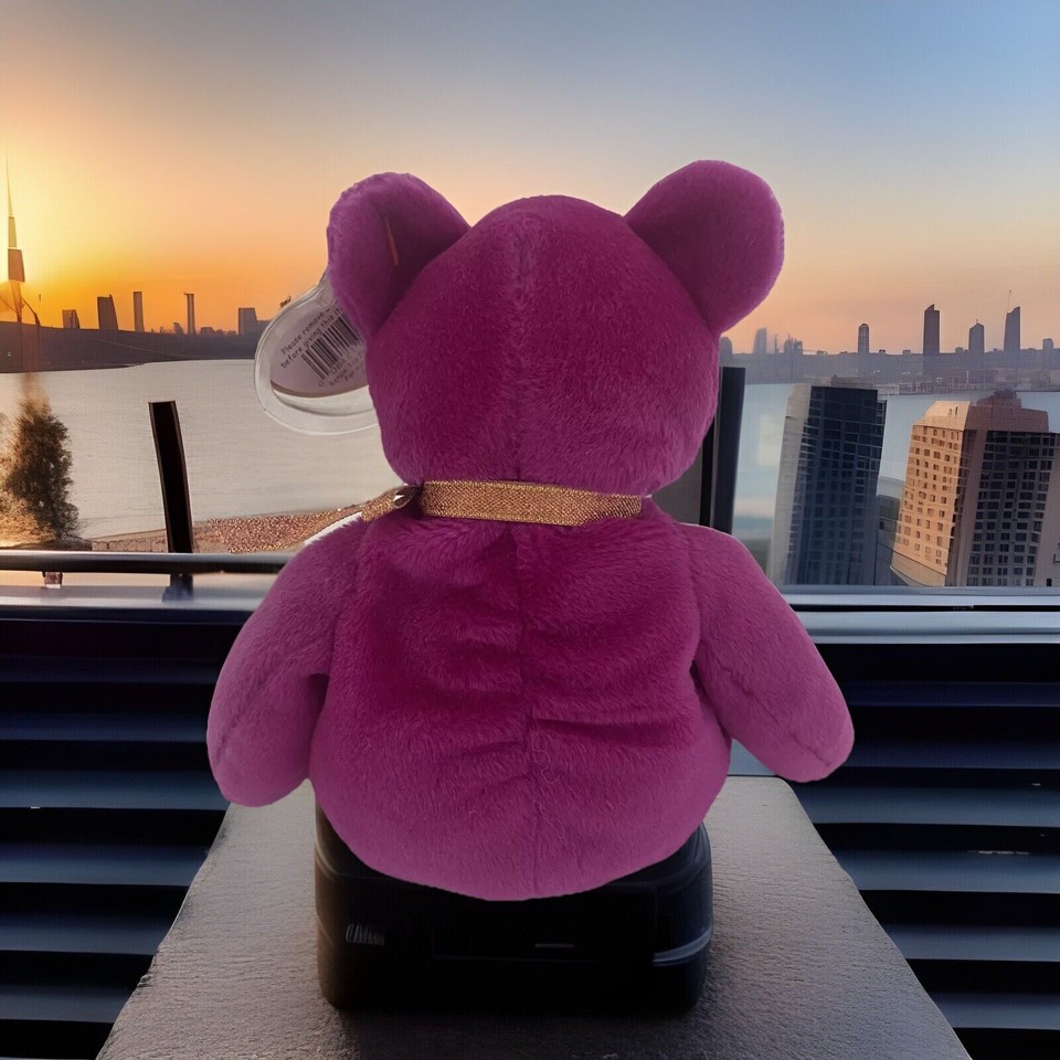 Millenium Bear Ty Beanie Baby - Spelled Wrong! Great Condition ...