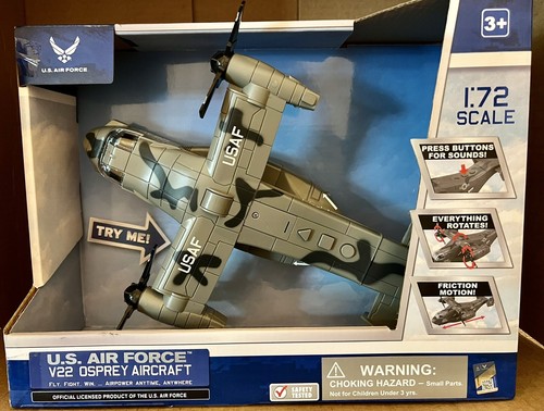 U.S. Air Force V-22 Osprey Aircraft Action Figure. Lights And Sounds ...