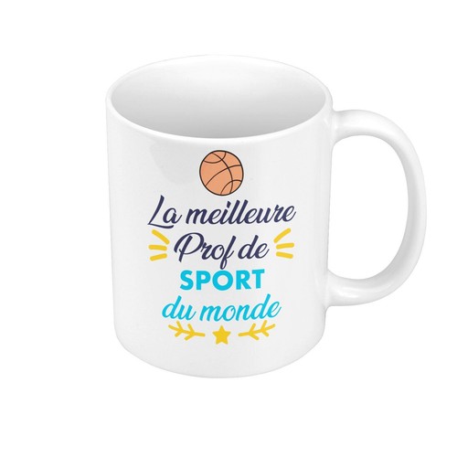 Tasse Céramique Mug Idée Cadeau La Meilleure Prof de Sport du Monde ...