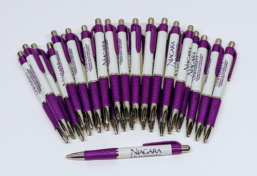 30ct Lot Misprint Retractable Click Pens: Thick Barrel Rubber Grip ...