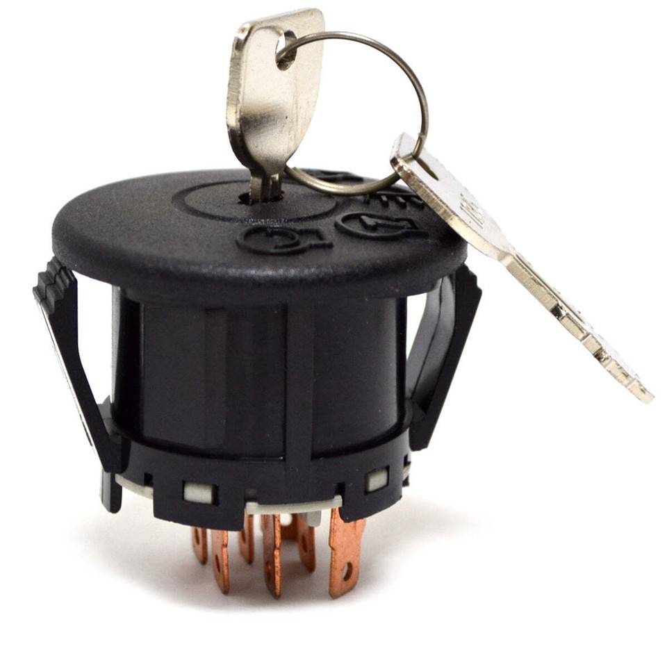 Ignition Key Switch w/ Key for John Deere L120 L130 G110 LY18 Lawn ...