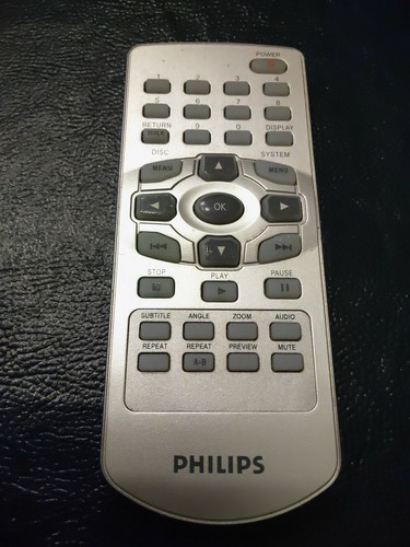 Philips Silver Replacement Remote Control For Philips DVP4000 DVD Disc ...