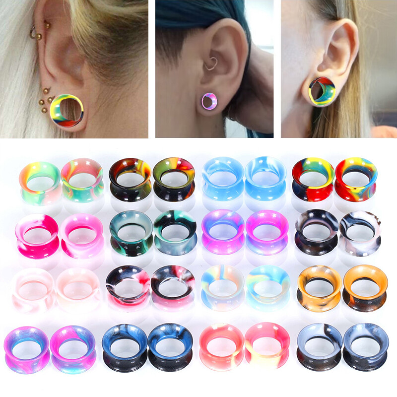 Ear Plugs Piercing Jewelry Earrings Flesh Silicone Auricle Piercing ...