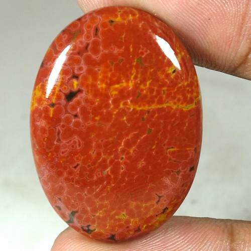 37.10Ct 100% Natural Jaspilite Taconite Jasper Oval Cab Loose Gemstone ...