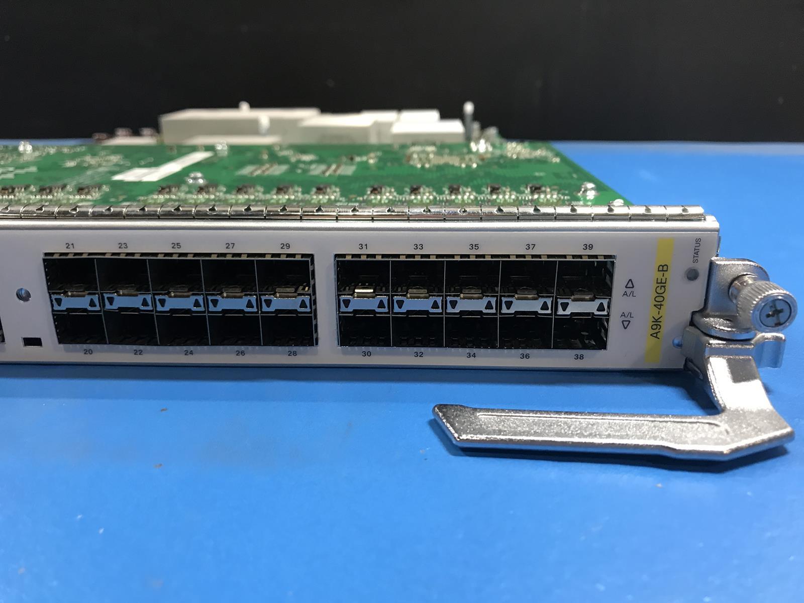 Cisco A9k-40ge-b V01 40 Port Gigabit Ethernet Ge SFP Medium Queue Line ...