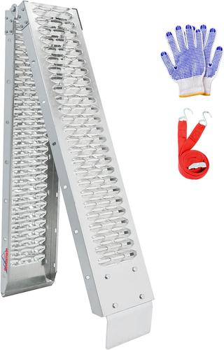 Heavy Duty Steel Loading Ramp 83" L×8.7" W 480 LBS Capacity Folding ...