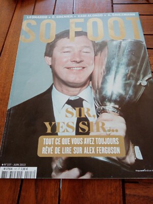 Special Alex ferguson-magazine football-So Foot-numéro 107-juin 2013 | eBay