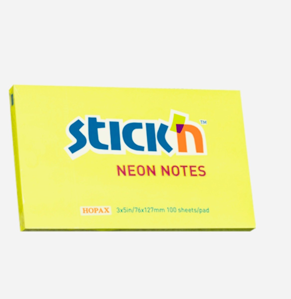 Sticky Post It Notes Removable Neon 76x76 AND 76x127 Memo Pads 200 to ...