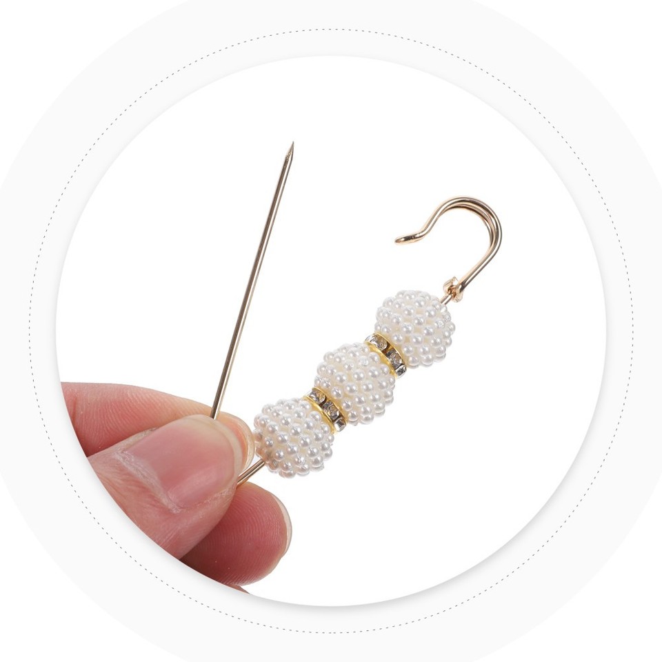 10Pcs Brooch Pin Safety Clips for Women Dress Pants Shawl Adjusters ...