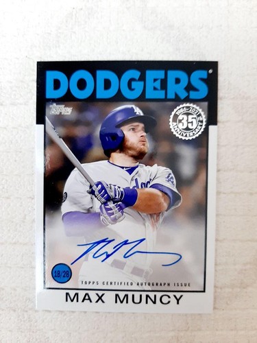 Max Muncy Autographed Card | eBay