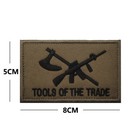 Assorted Embroidered Hook & Loop Tactical Patch Humorous & Motivational ...