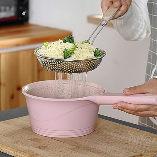 Colander Strainer Noodle Cooking Spatula Pasta Oil Spoon Strainer ...