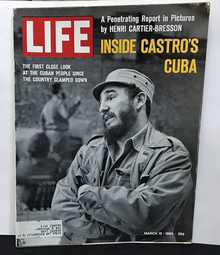 LIFE MAGAZINE BACK ISSUE, CASTRO COVER, MARCH 15, 1963, GOOD!! | eBay