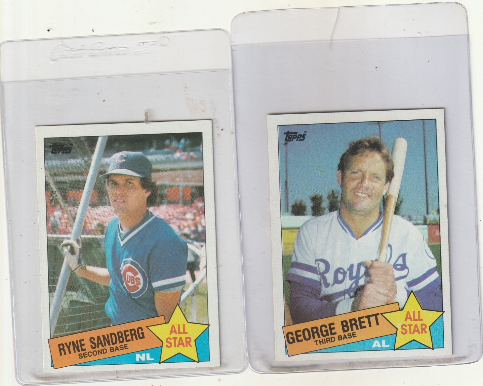 2- 1985 TOPPS SANDBERG/BRETT A/S 25,169 NM/MT | eBay