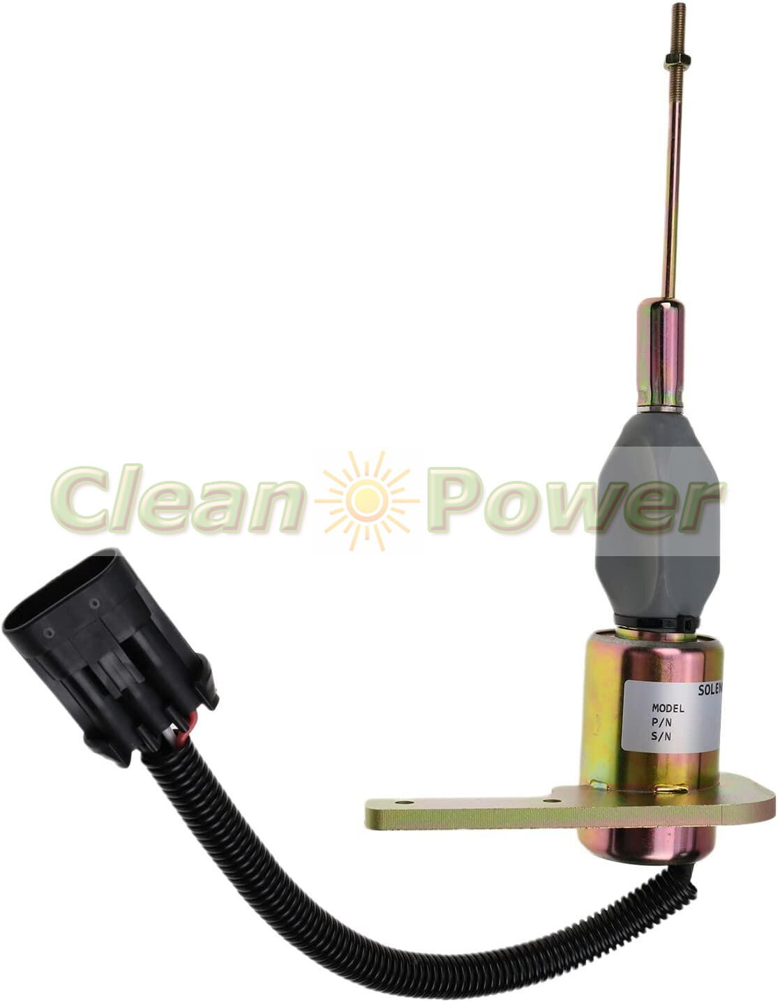 12V Fuel Solenoid 1820453C91 3913795 for Perkins 1300 Series Navistar ...