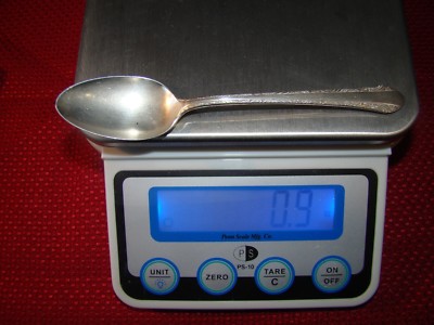 ALVIN STERLING SILVER CHASED ROMANTIQUE TEASPOON NO MONOGRAM | eBay