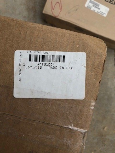 JOHN DEERE New OEM AM131004 Hydro Tube Kit | eBay