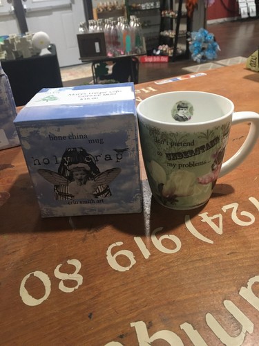 HOLY CRAP MUG BY ERIN SMITH --DON'T PRETEND TO UNDERSTAND 14 oz NEW IN ...
