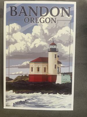Lantern Press Postcard Brandon, Oregon-Coquille River Lighthouse | eBay