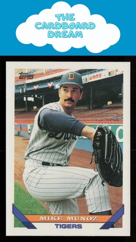 Mike Munoz 1993 Topps #379 Detroit Tigers Baseball Card | eBay