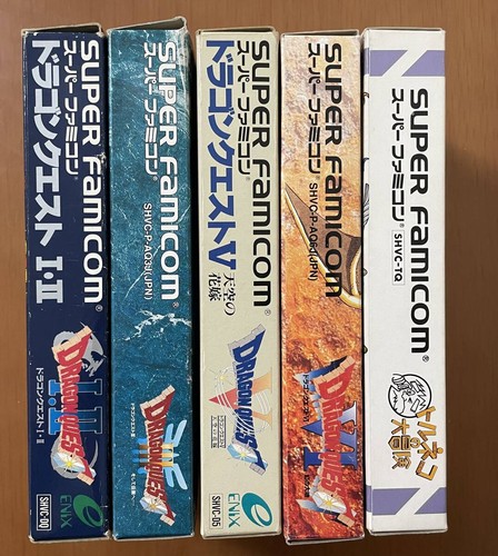 Lot Nintendo Super Famicom Game SFC Dragon Quest Torneko With Box ...