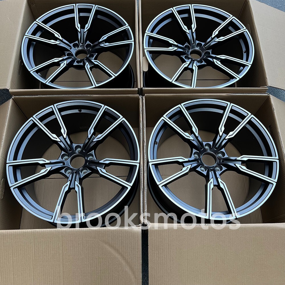 21" NEW SATIN GRAY WHEELS RIMS FIT 2019+ BMW G05 X5 2020+ G06 X6 747 ...