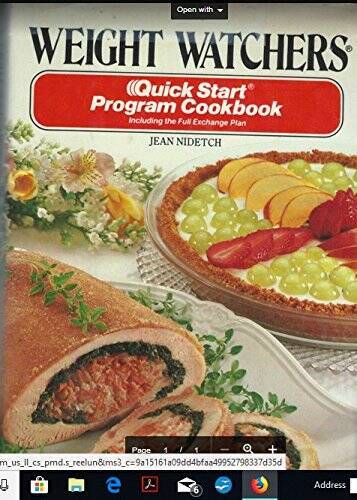Weight Watchers Quick Start Program Cookbook - Hardcover By Nidetch ...