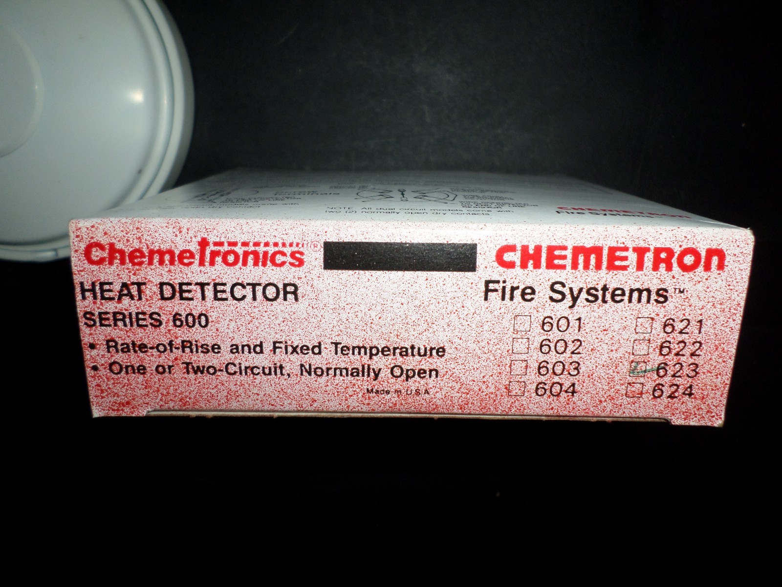 ⭐NEW IN BOX⭐ CHEMETRON 623 FIRE DETECTION HEAT DETECTOR HEAD SERIES 600 ...