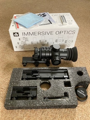 IMMERSIVE OPTICS 10X24 MILDOT RETICLE RIFLE SCOPE- SUPERB CONDITION ...